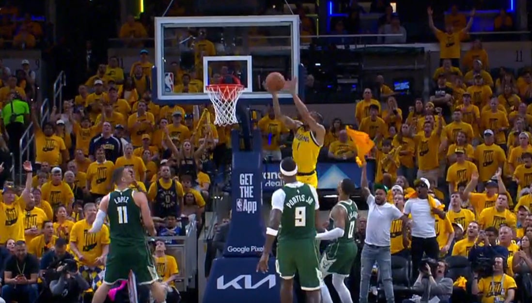 Pacers put away Bucks with electric team effort, now move on to face Knicks