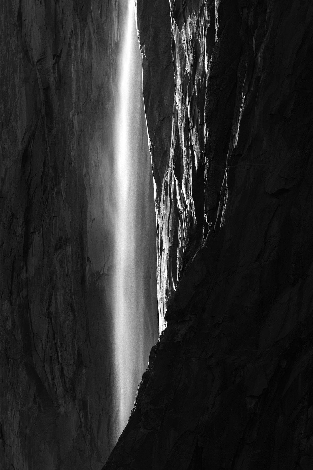 Symbolic Statement: Upside-Down Flag Displayed Near Yosemite's "Firefall"
