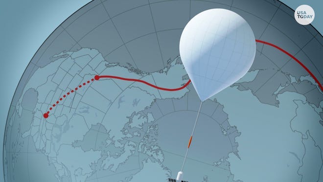 US tracked a Chinese spy balloon from its launch on Hainan Island on an ...