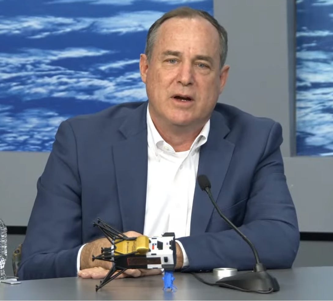 Space is hard... Intuitive Machine's lander nearly didn't make it