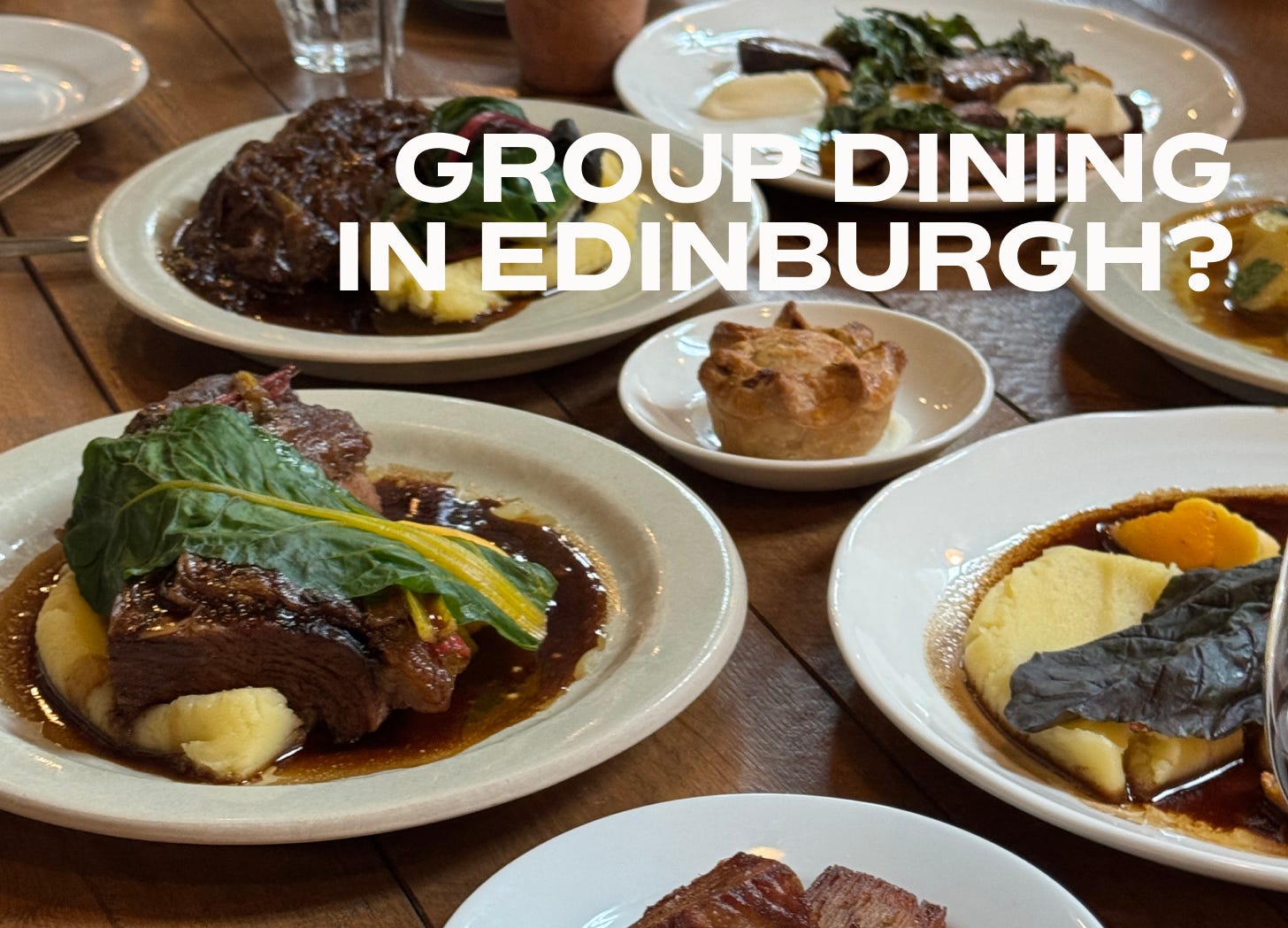 The best places for a big table and even bigger feast in Edinburgh