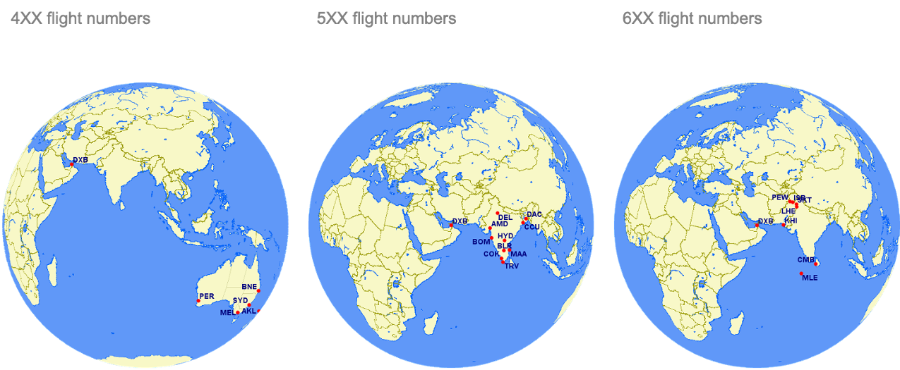 ME3 in Maps - by Oliver Ranson - Airline Revenue Economics