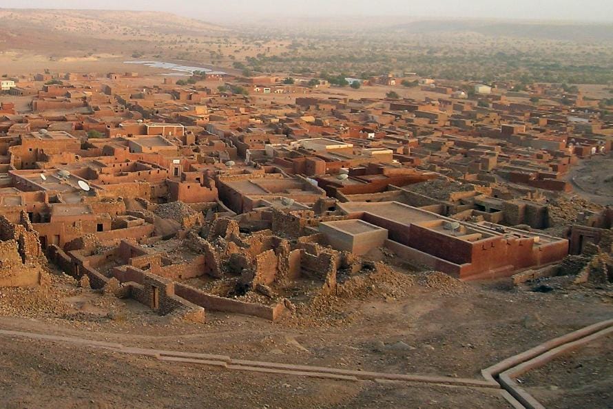 A history of the south-western Saharan towns of Tichitt, Walata, Wadan ...