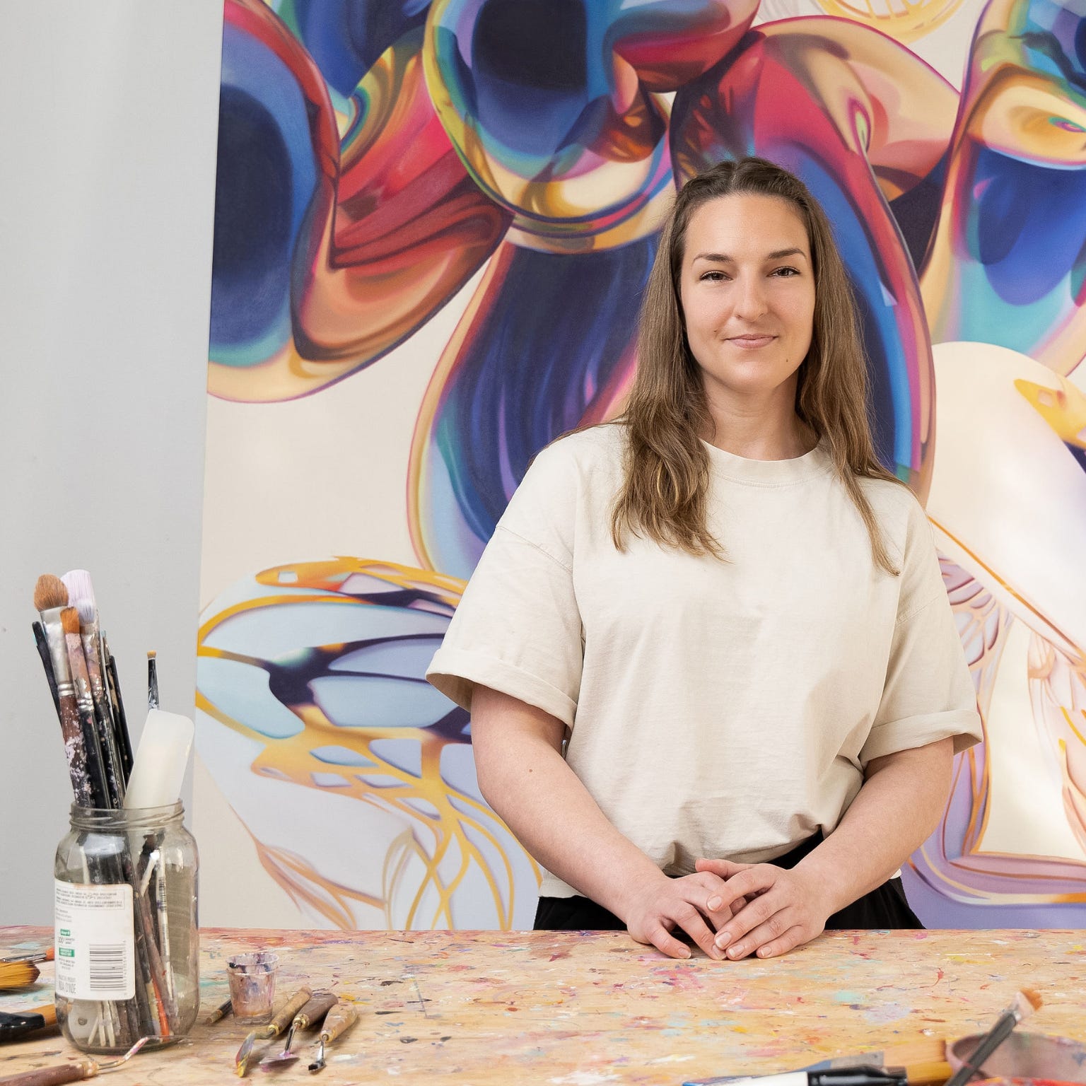 Generative art in the painting process. Interview with abstract artist ...