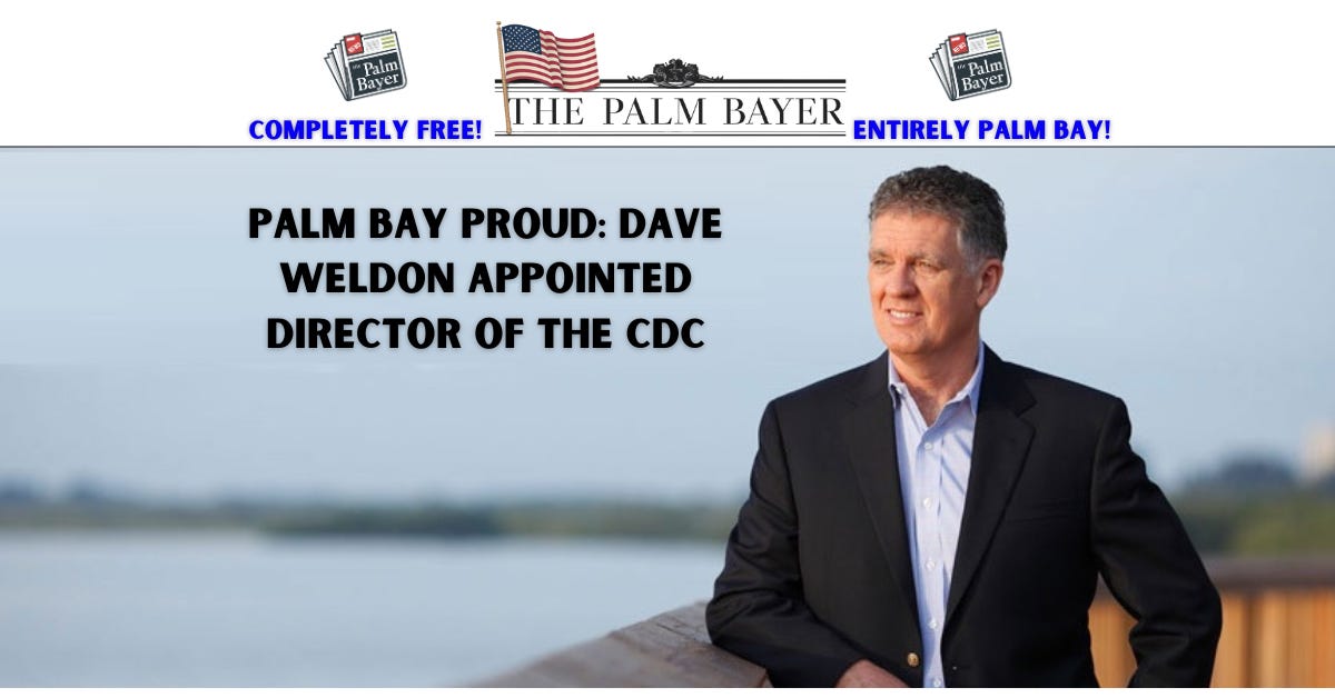 Palm Bay Proud: Dave Weldon Appointed Director of the CDC