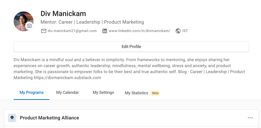 Mentor - a path forward - by Div Manickam - nowhere Div