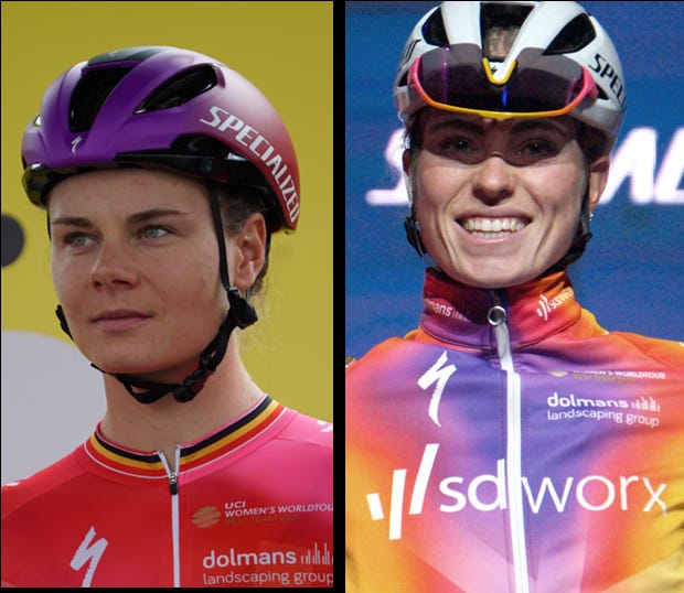 The ONLY* race where the top two female cyclists in the world go head ...