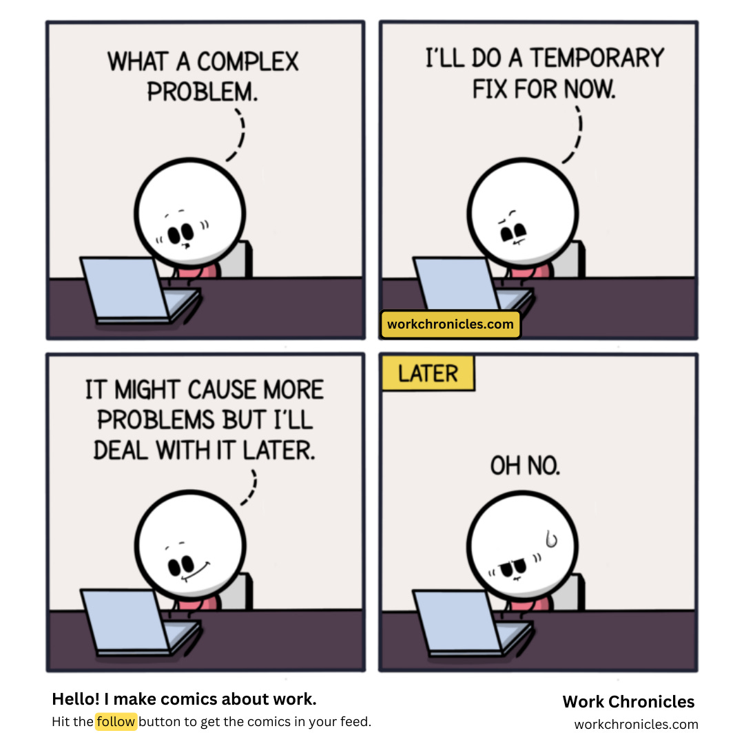 (comic) Temporary fix - Work Chronicles
