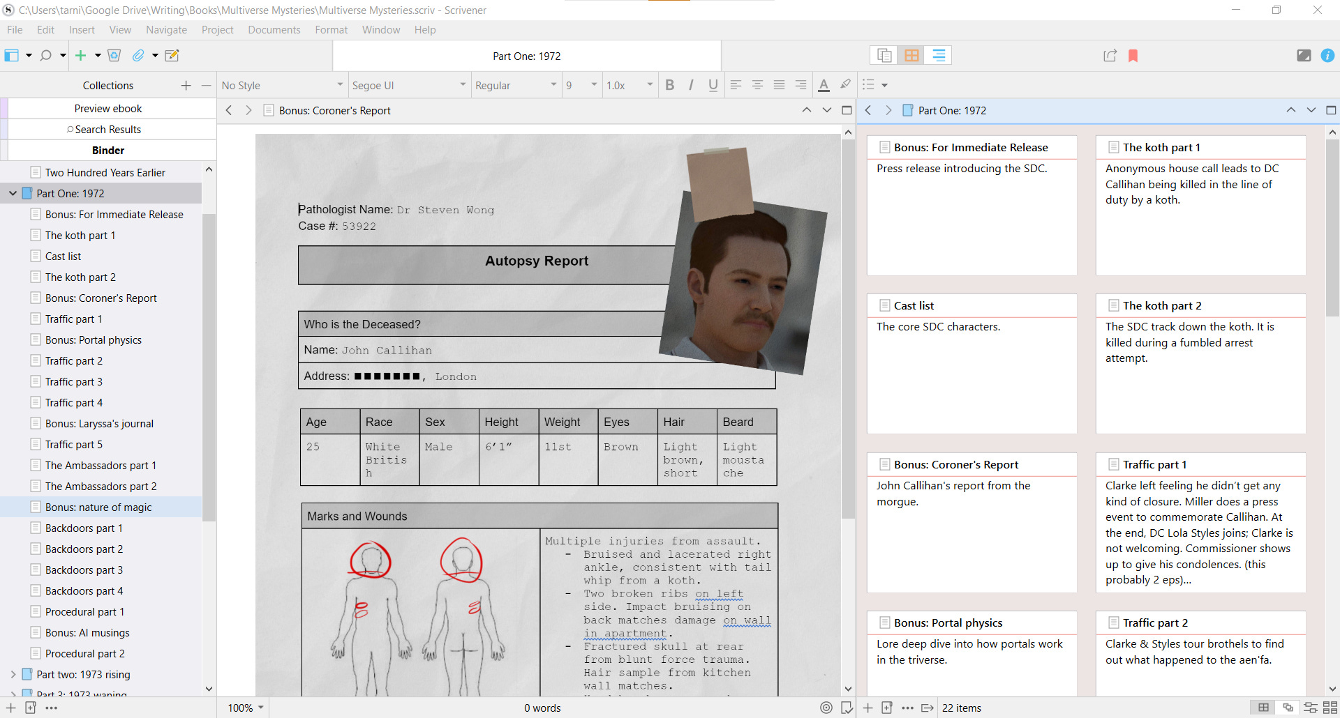 A gentle introduction to Scrivener