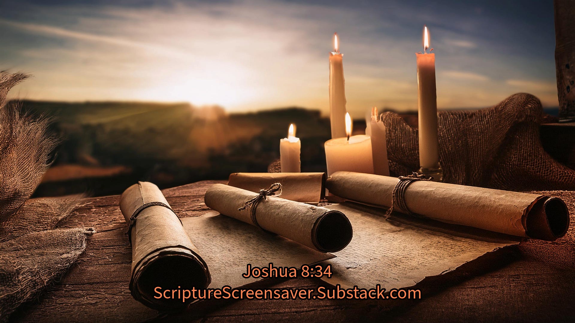 Thank You For Your Words... - Scripture Screensaver