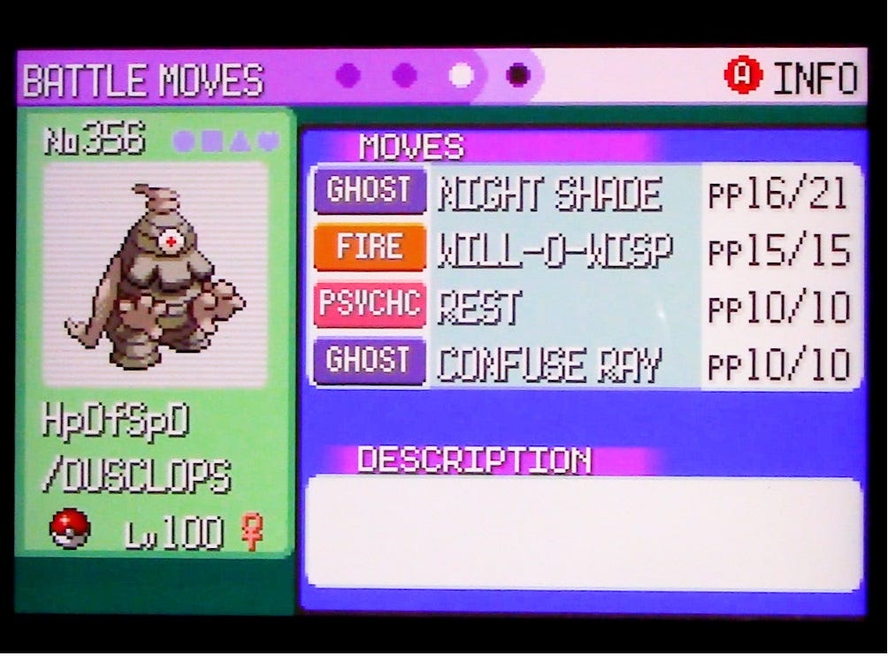 Building my Battle Frontier Team (Dusclops): Pokemon Emerald