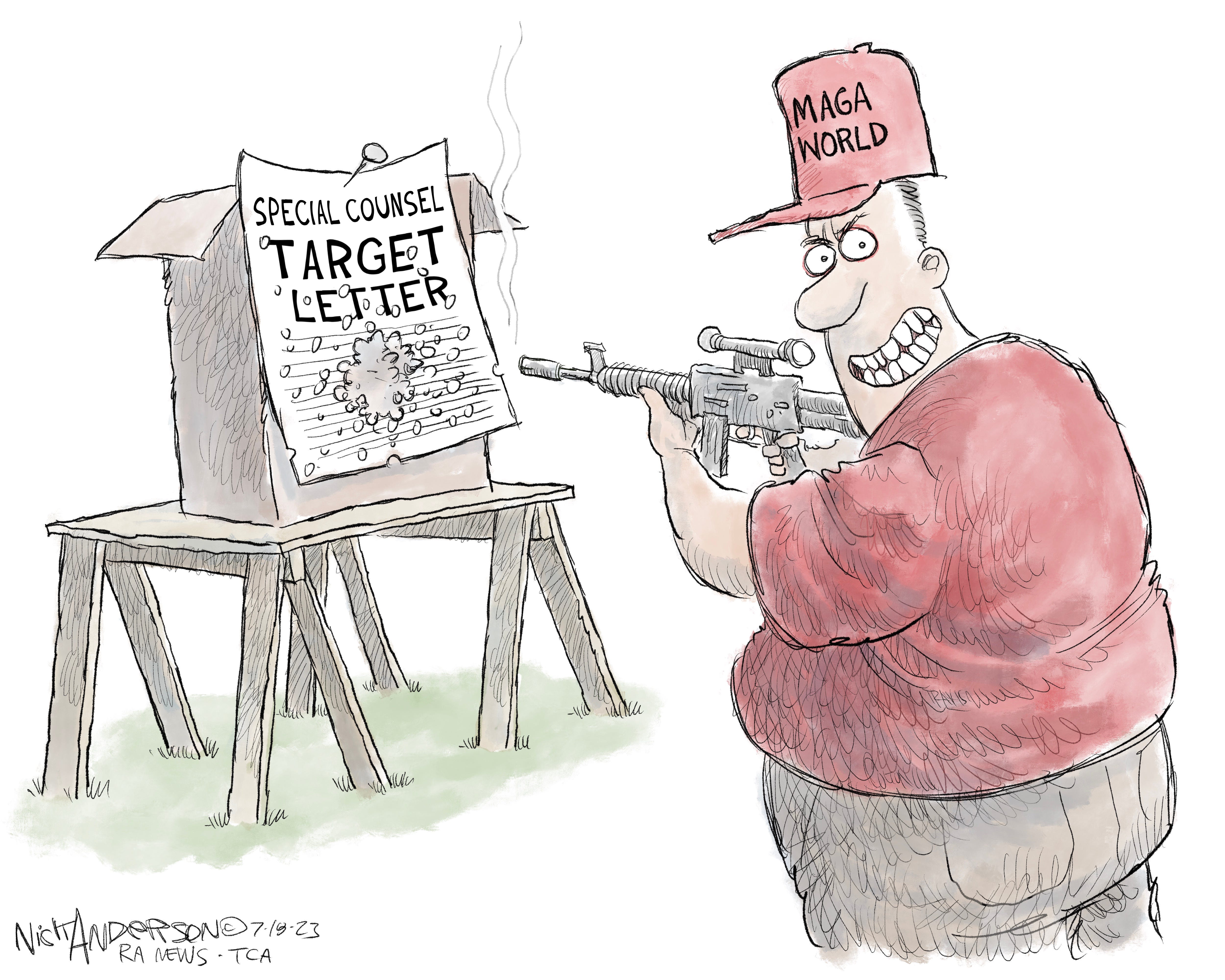 Target Letter - by Nick Anderson - Pen Strokes