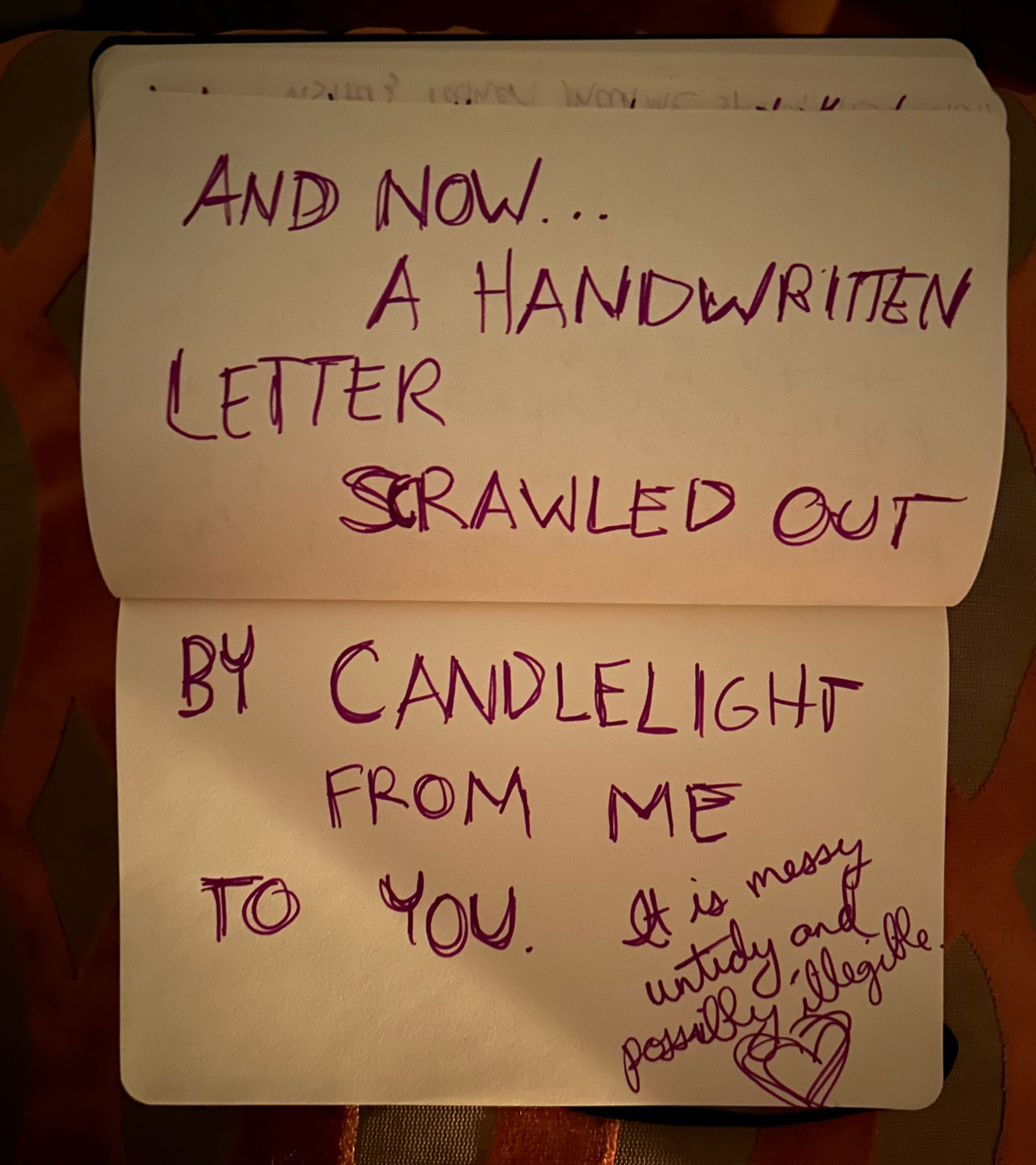 A Handwritten Letter - by Sara Benincasa - Saratonin