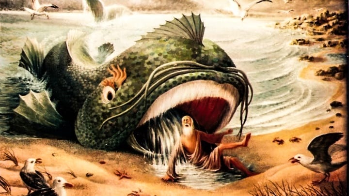 Les mystérieuses créatures de la Bible : Le grand poisson de Jonas et l’interprétation de Saint ...