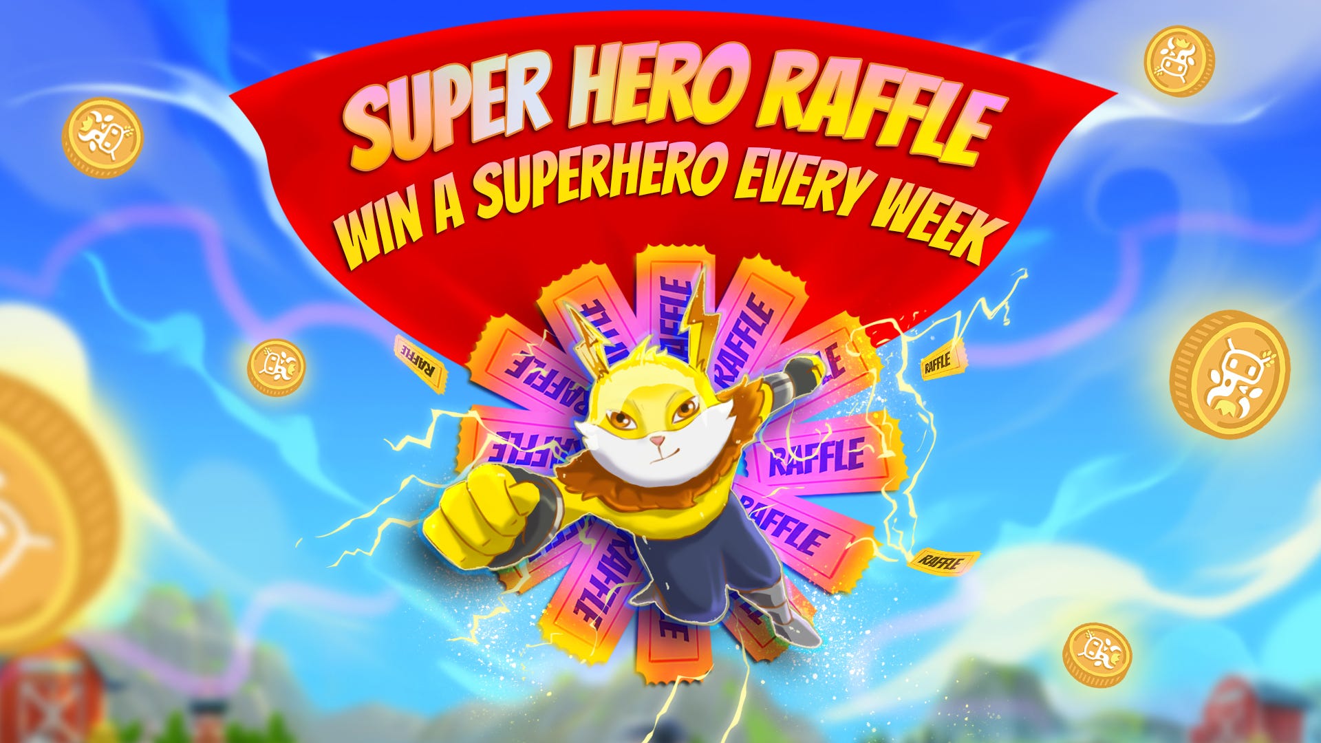 Super Raffle Weekly: Win the elusive Superhero NFTs!