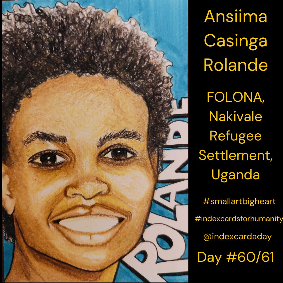 Ansiima Casinga Rolande, FOLONA, Nakivale Refugee Settlement, Uganda