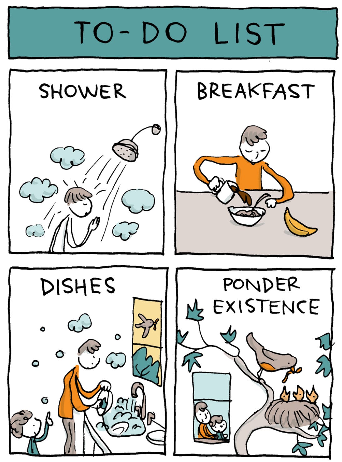 To-Do List - by Grant Snider - Incidental Comics