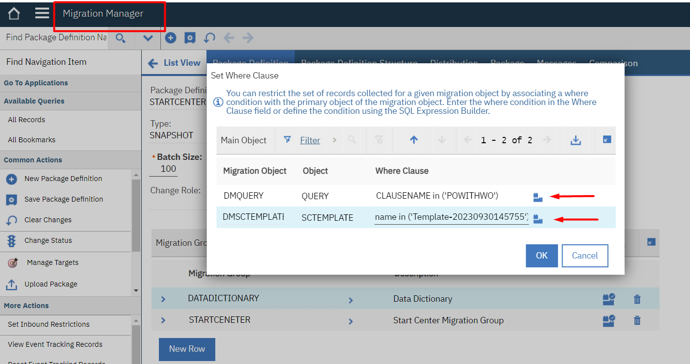 Migration Manager makes deployment easy.