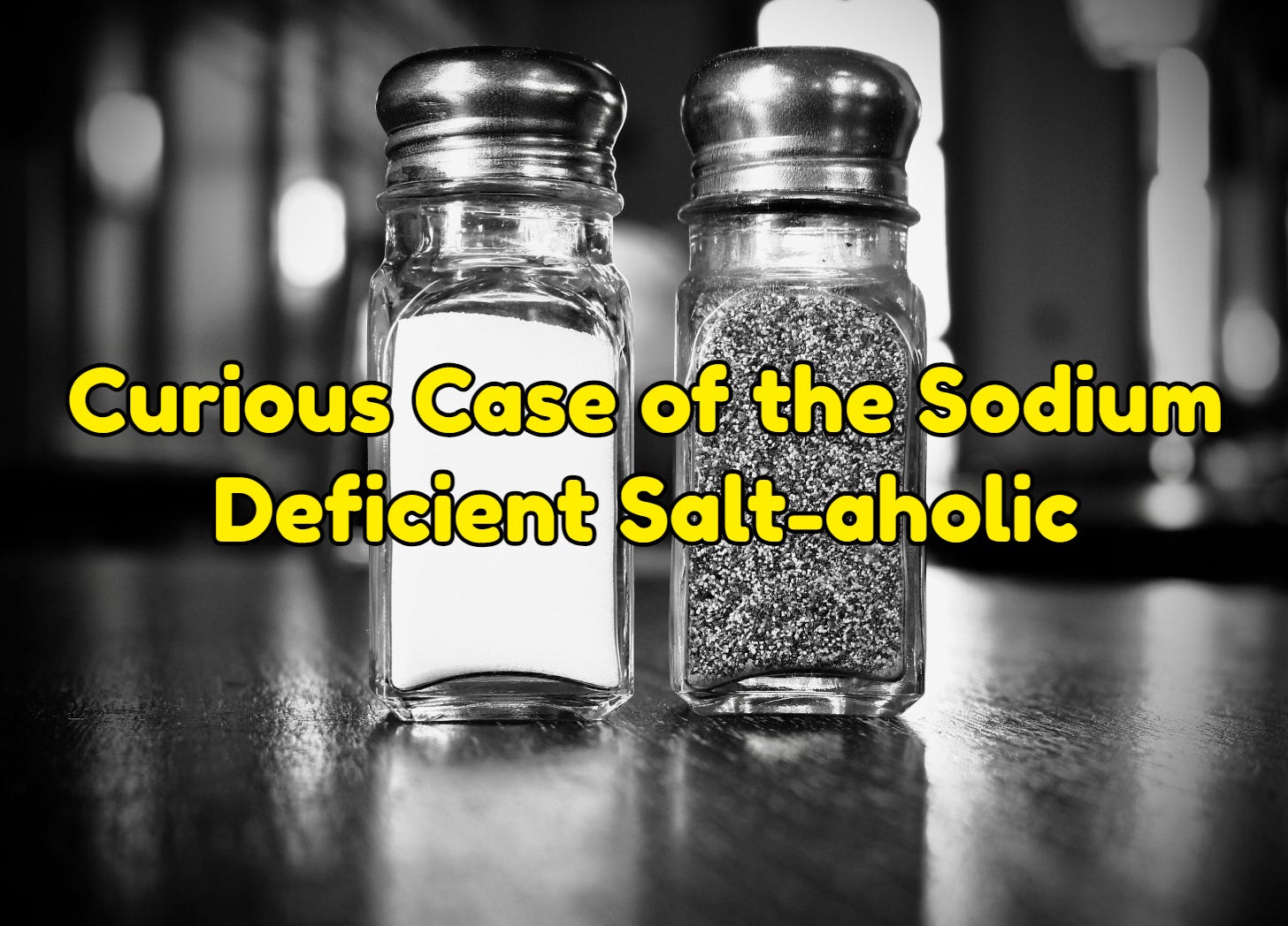 Curious Case of the Salt-aholic who is Sodium Deficient