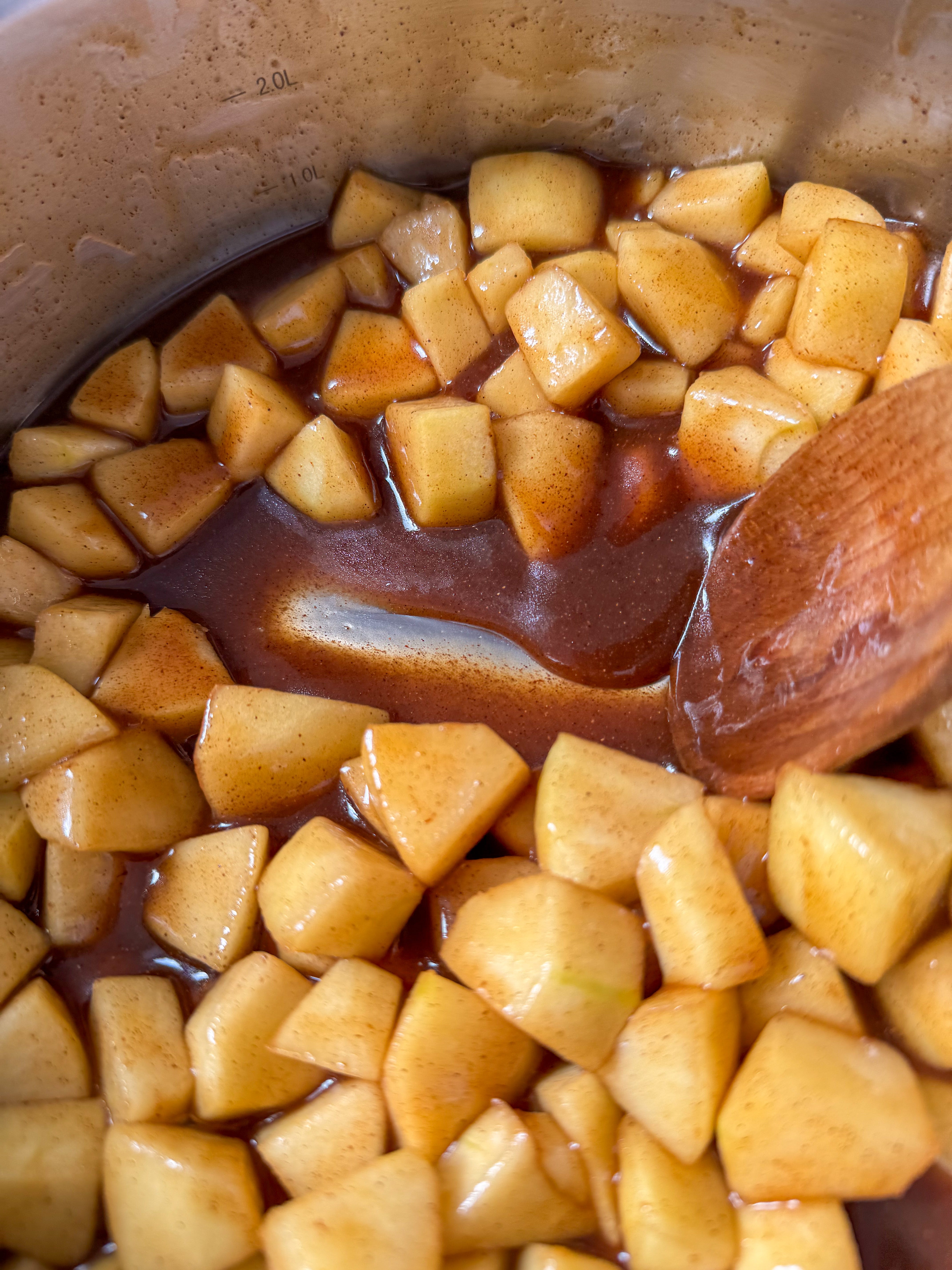 The ultimate apple crumble