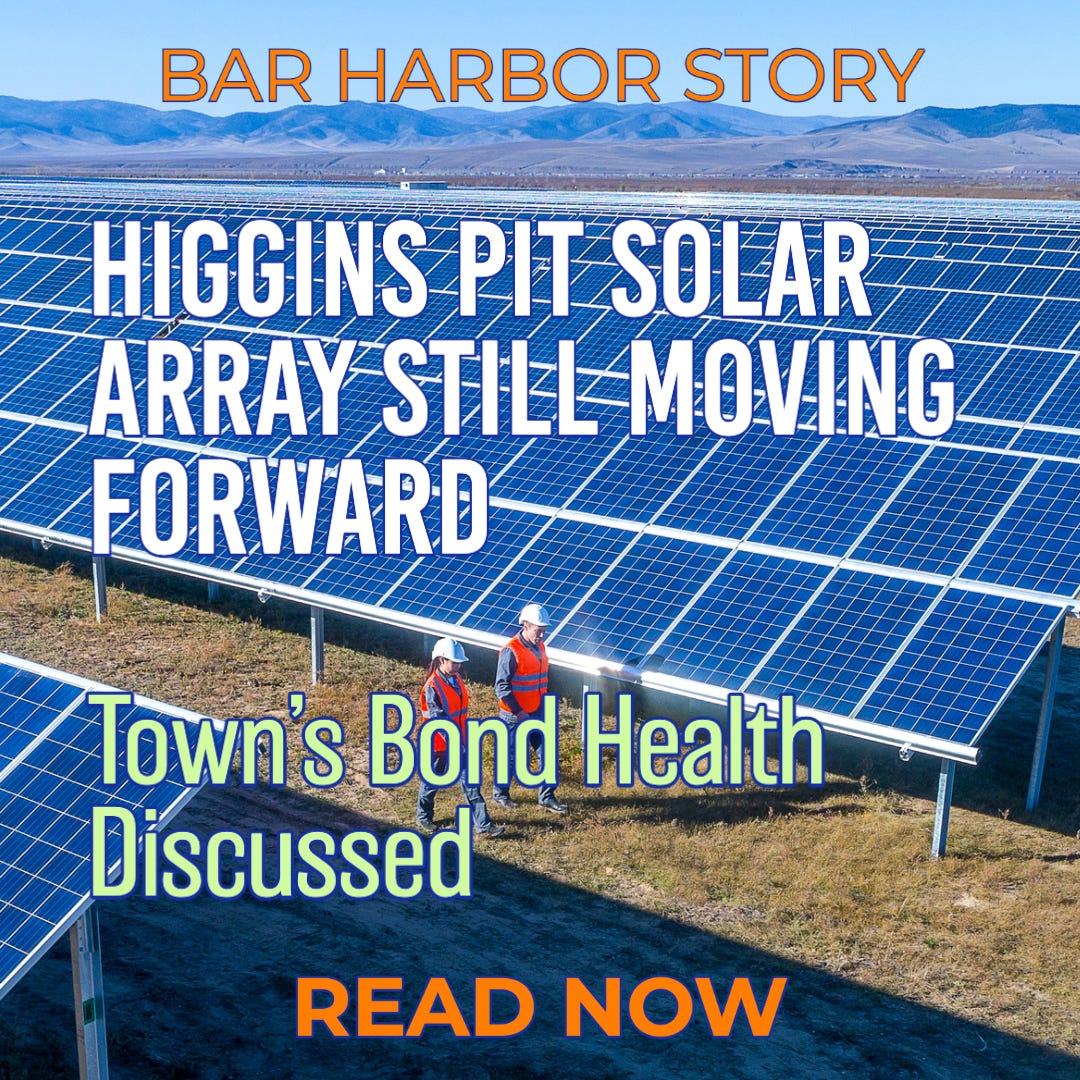 Higgins Pit Solar Array Still Moving Forward – Bar Harbor Story