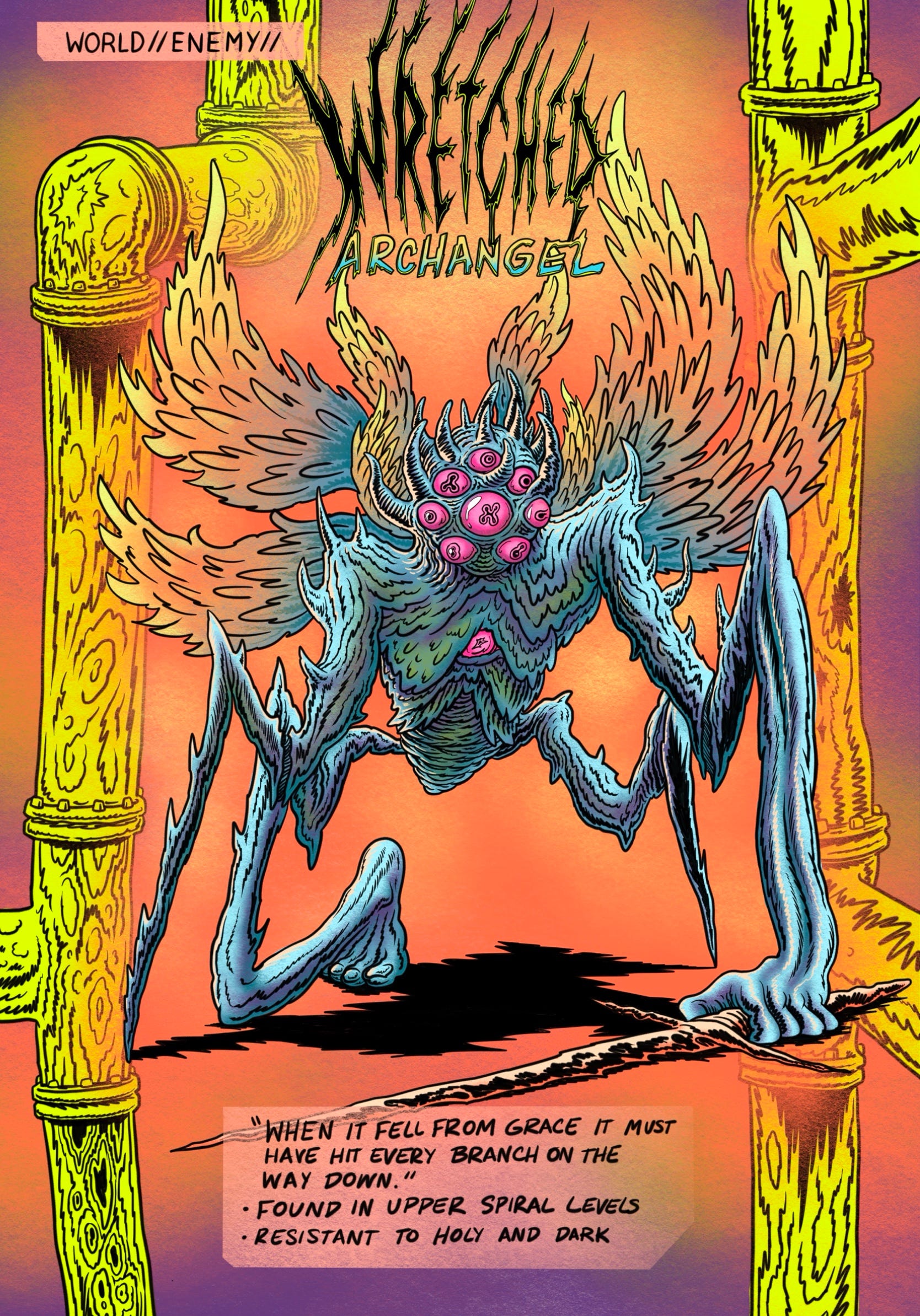 World//Enemy// Wretched Archangel - Scott Travis Comics