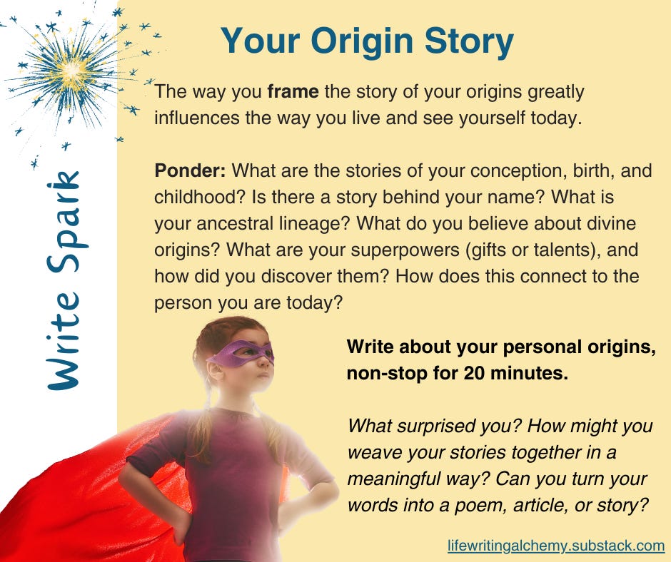 What Is Your Origin Story? - by Phoebe Freer
