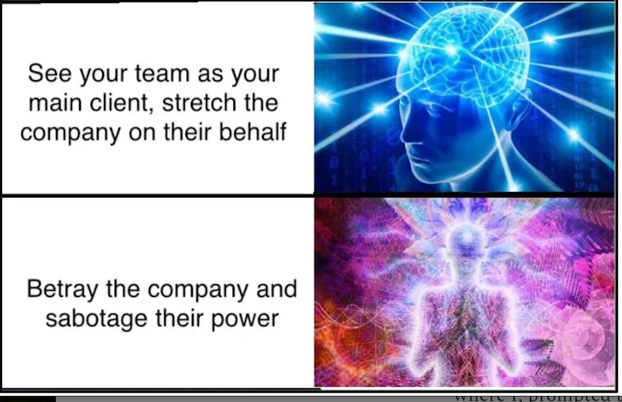 The levels of being a "cool" boss (from the vault)