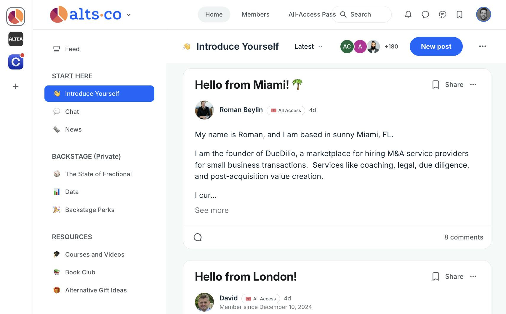 🎉 Introducing the Alts community - by Stefan von Imhof