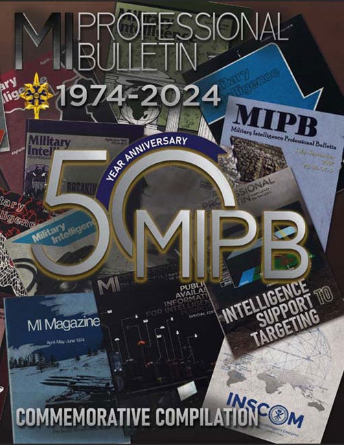 Military Intelligence Professional Bulletin Celebrates 50 Years