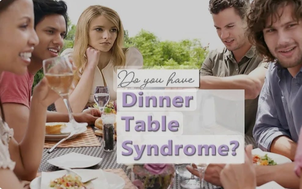 Dinner Table Syndrome! - by Howard Lee "Howie" Gorrell