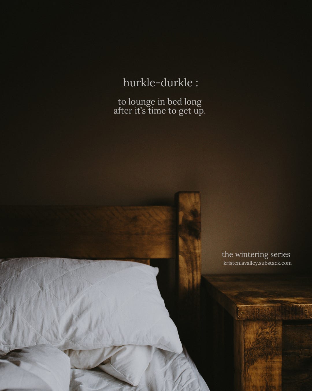 the hurkle-durkle of it all - by Kristen LaValley