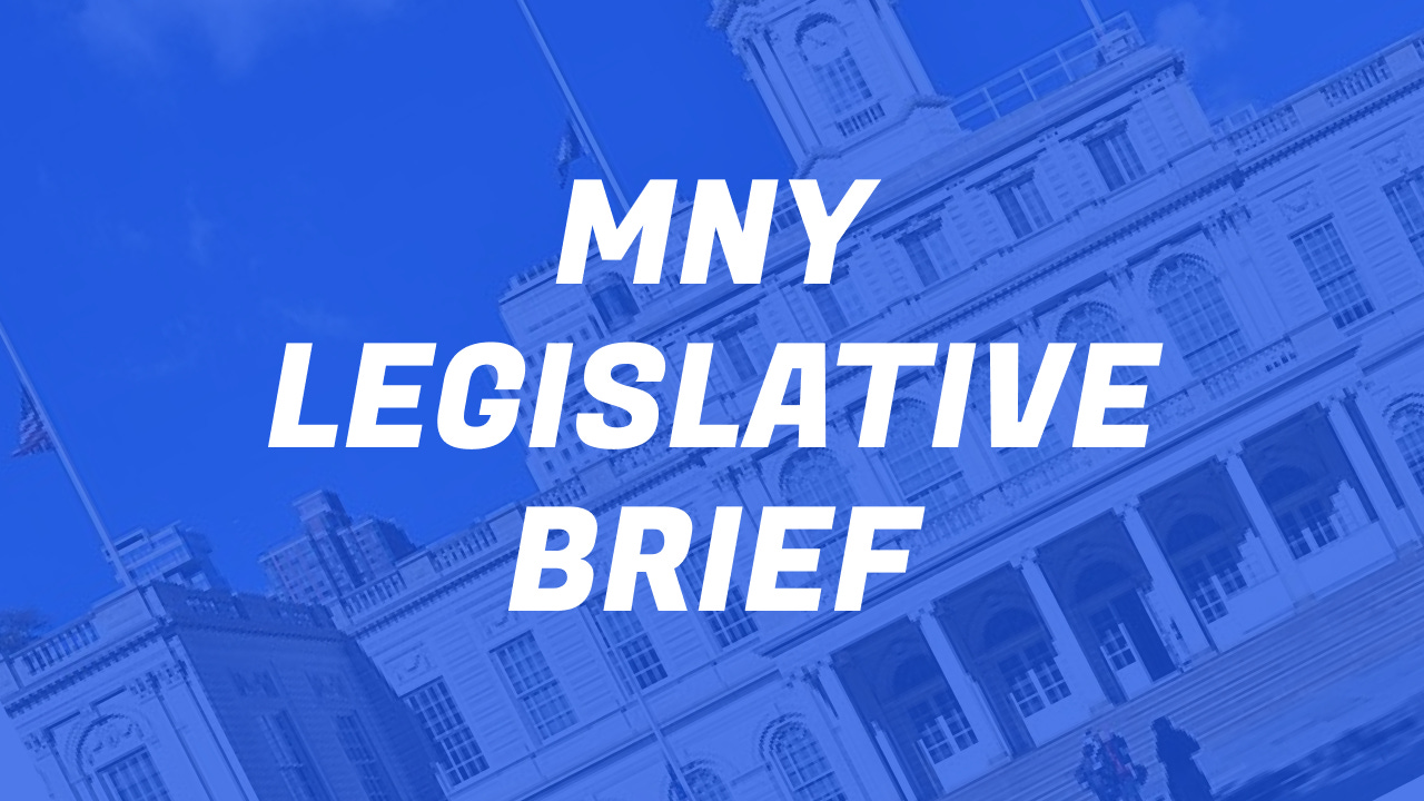 NYC Legislative Brief #1 - by Daniel Golliher