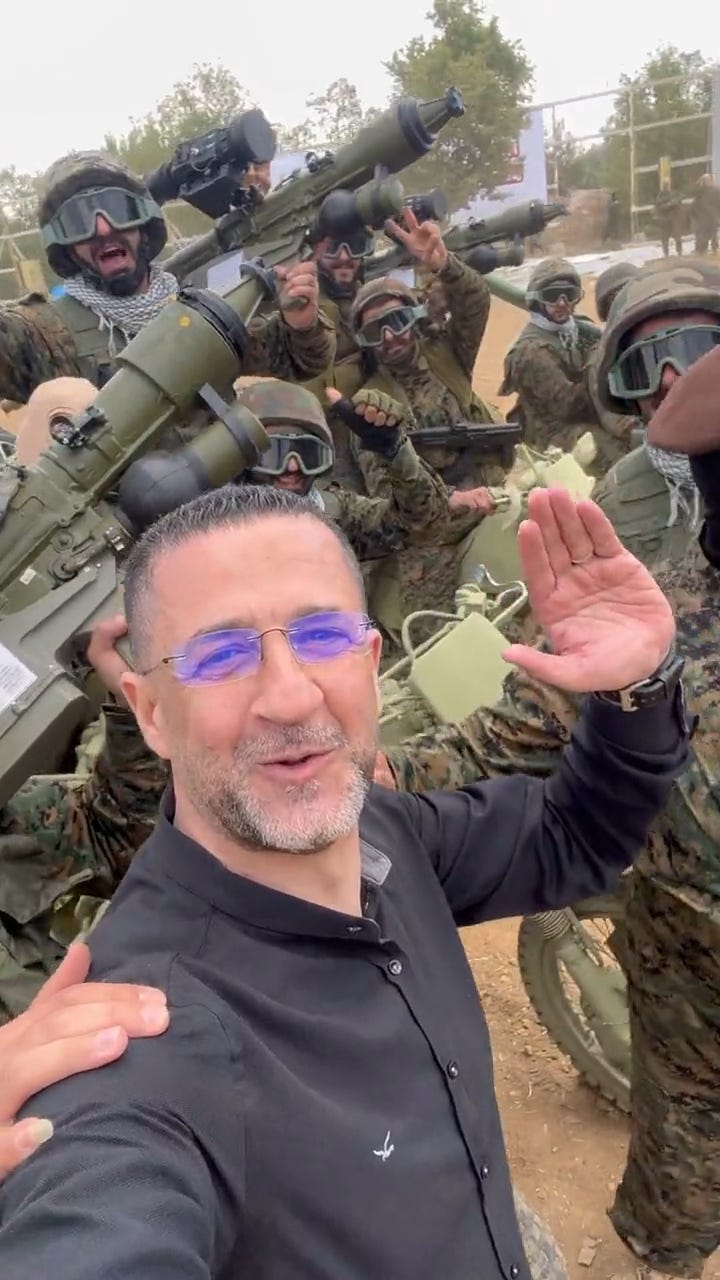 Weapons Used by Hezbollah During Military Exercise in Lebanon