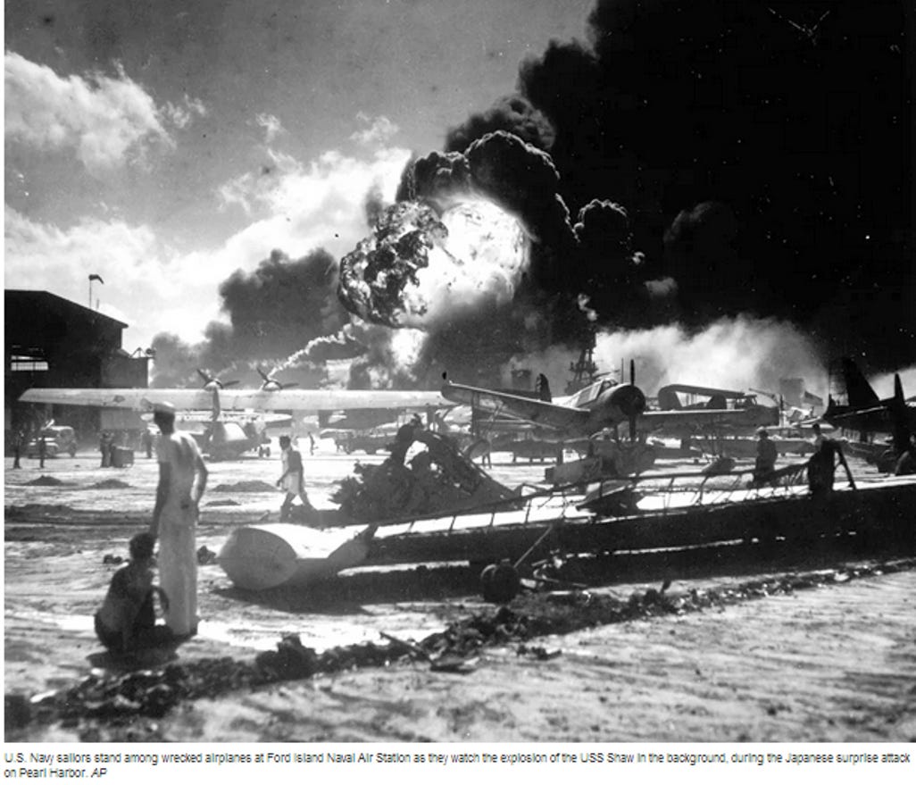 December 7, 1941 "A date that will live in infamy" Pearl Harbor ...
