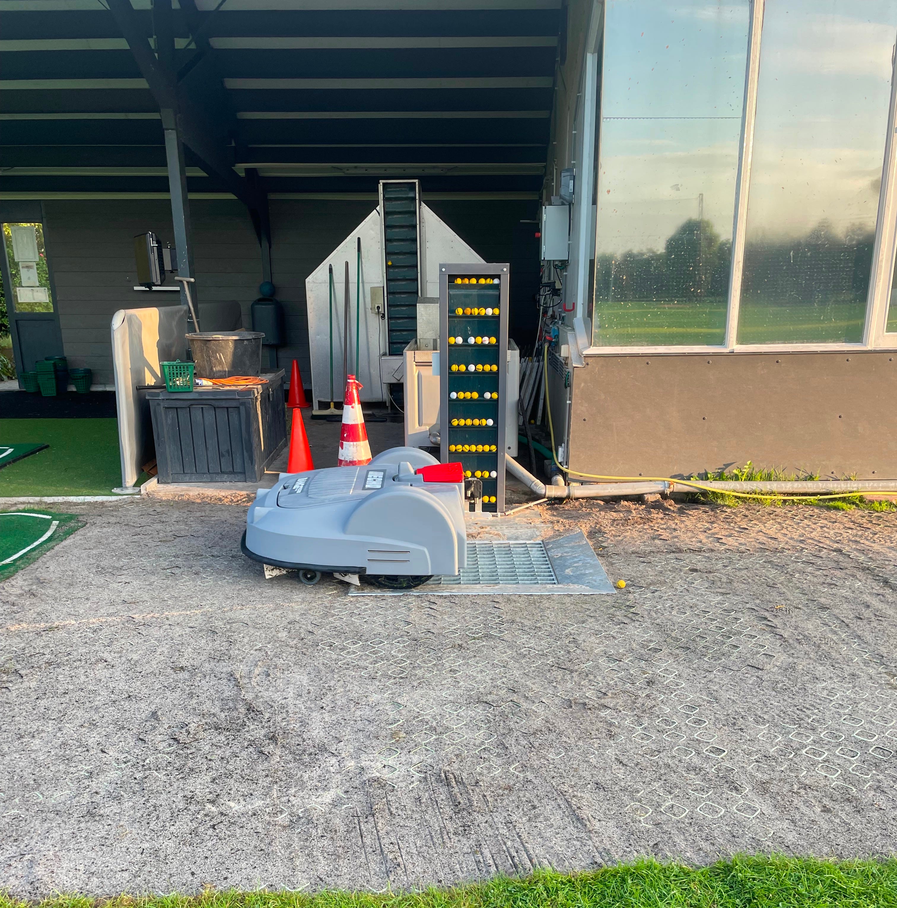 Echo Driving Range Ball Collecting Robot: Our Experiences So Far