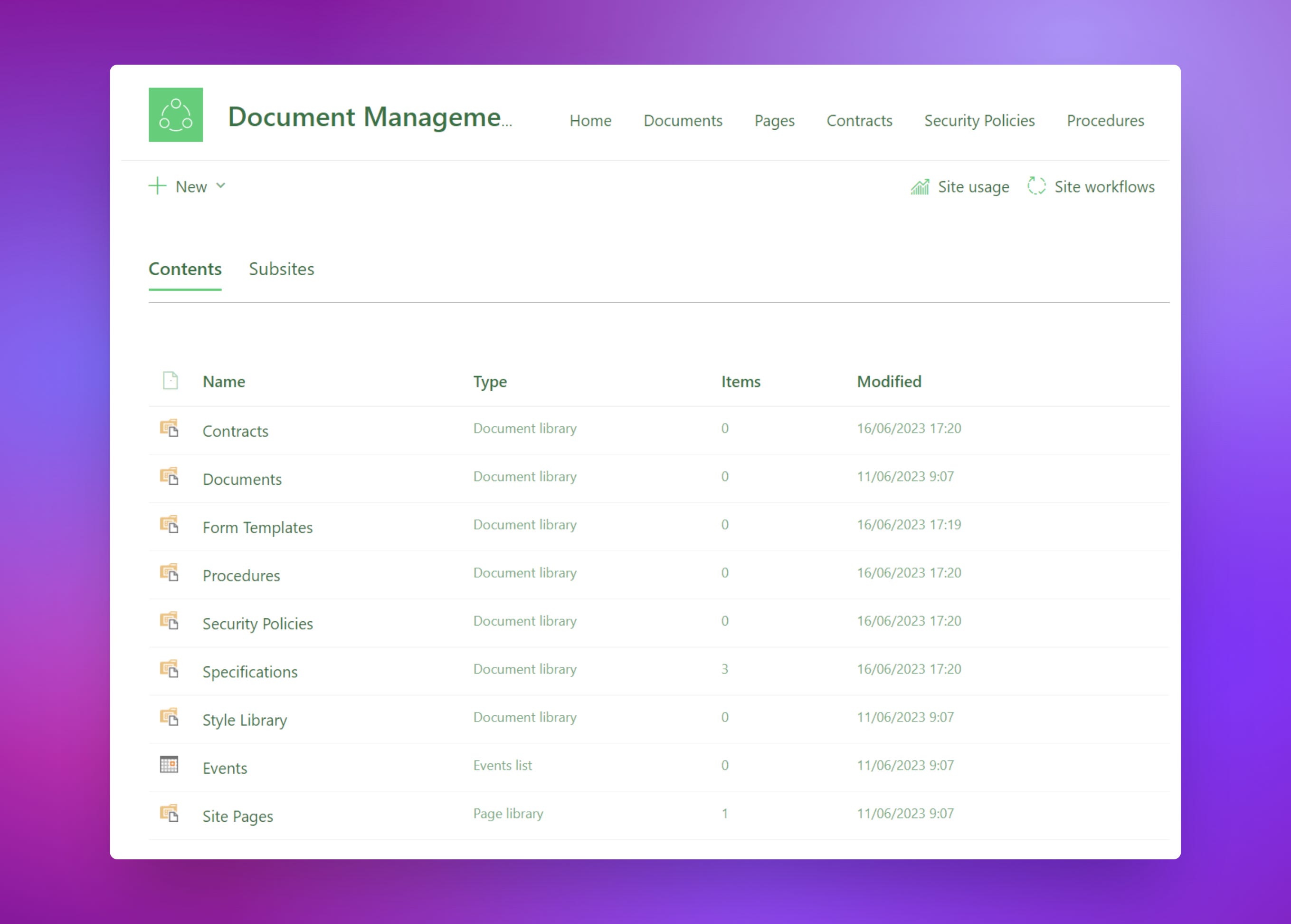Unlocking Efficiency with SharePoint Site Templates