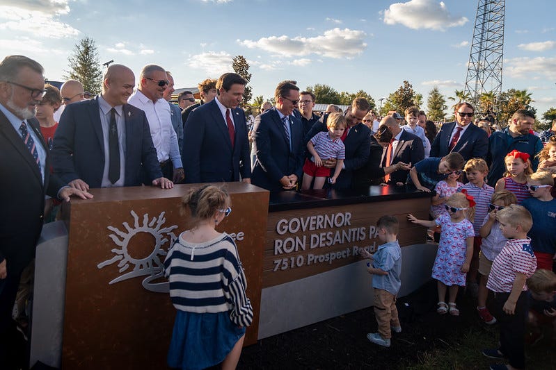 The legacy of Gov. Ron DeSantis Park - by Marc R. Masferrer