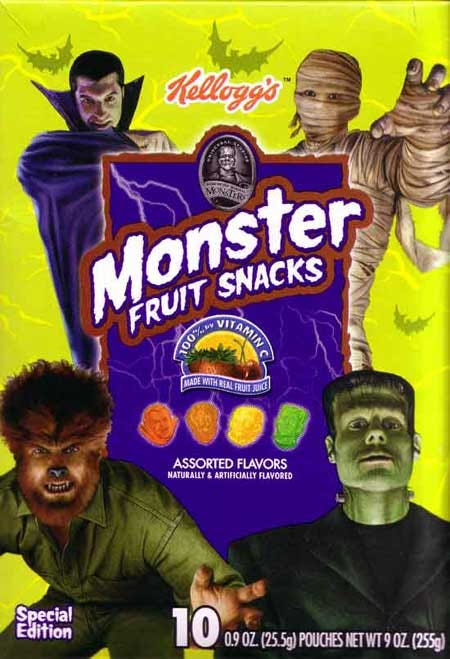 Scary Monster Fruit Snacks - The Retroist
