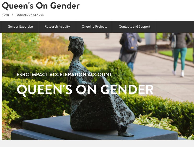 Introducing ‘Queen’s on Gender’ website - by HAPP Web