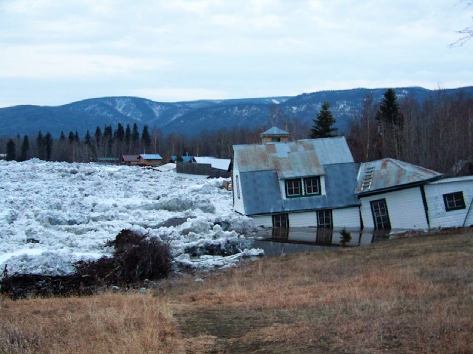 Spring Break-Up Flooding - by Rick Thoman