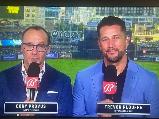 Zulgad: Twins fell apart in loss to Padres, but TV team of Cory Provus and Trevor Plouffe hit a ...
