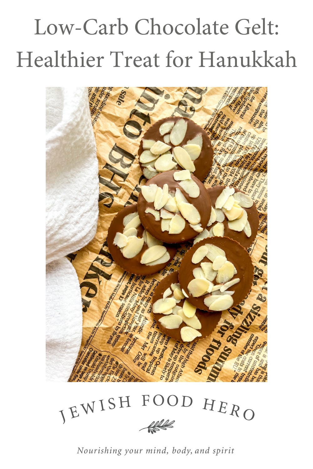 Low Carb Chocolate Gelt Recipe