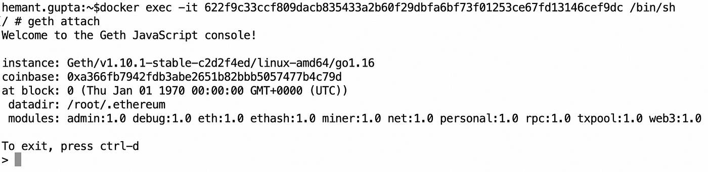 How To Build An Ethereum Private Blockchain Network Using Geth And Docker