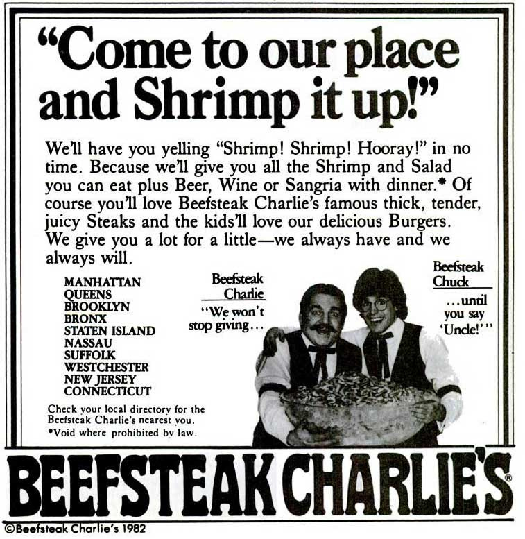 Beefsteak Charlie’s - The Retroist