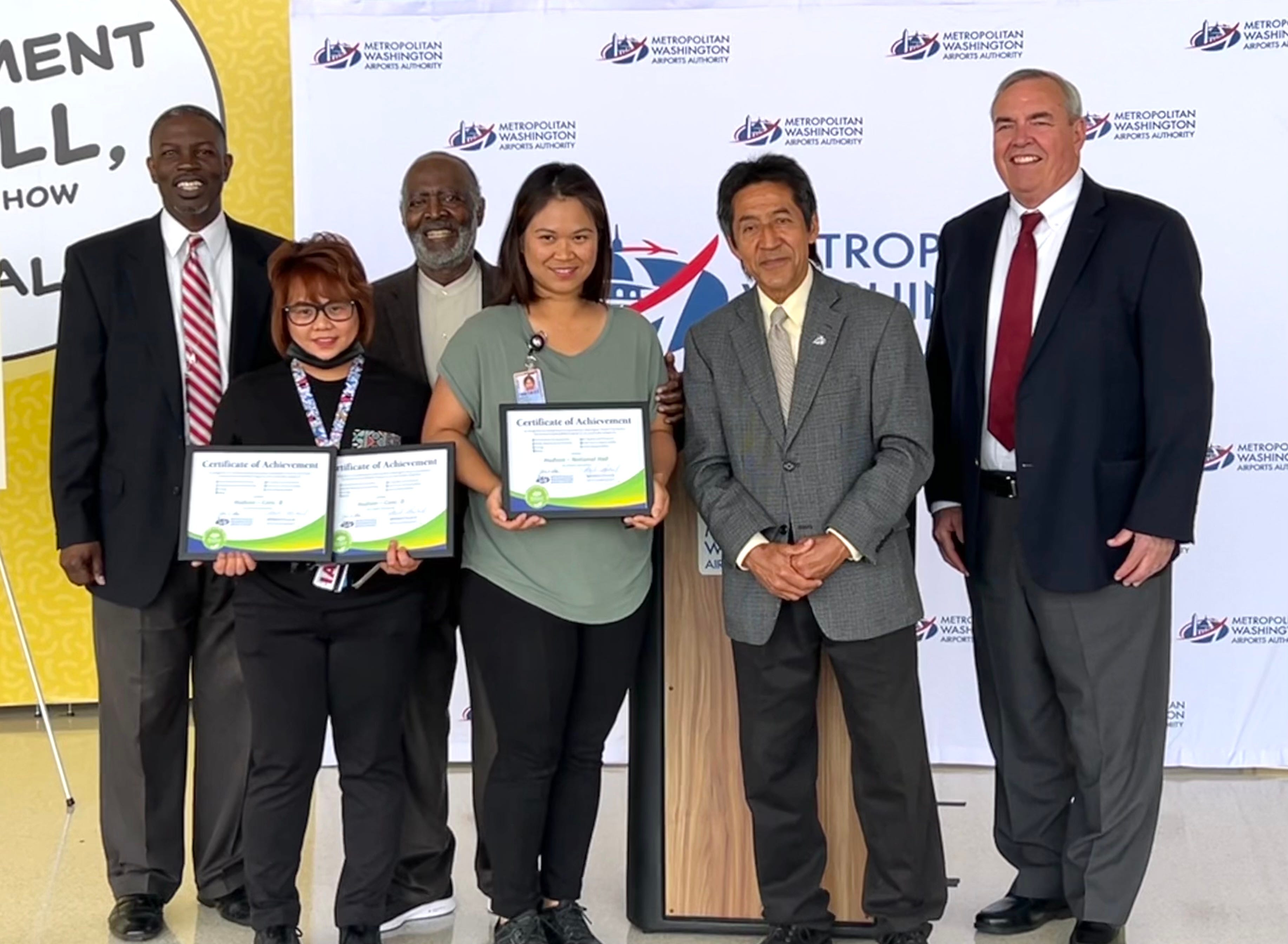 MWAA Green Concession Award Winners Honored at Reagan National Airport