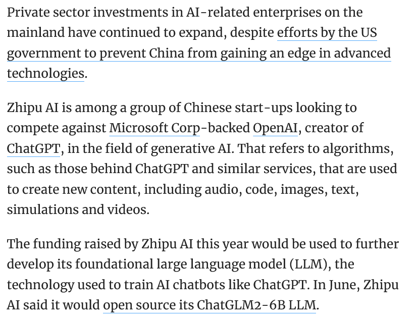 Alibaba, Tencent and other major Chinese backers invest US$342 million in start-up Zhipu AI as ...