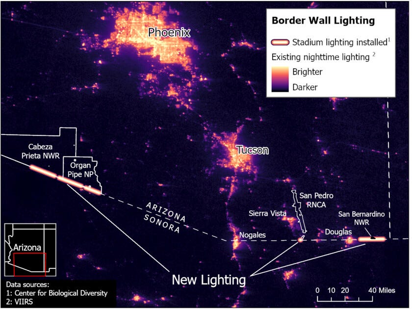 Still in the Dark: Thousands of Border Lights Threaten Wildlife, but ...