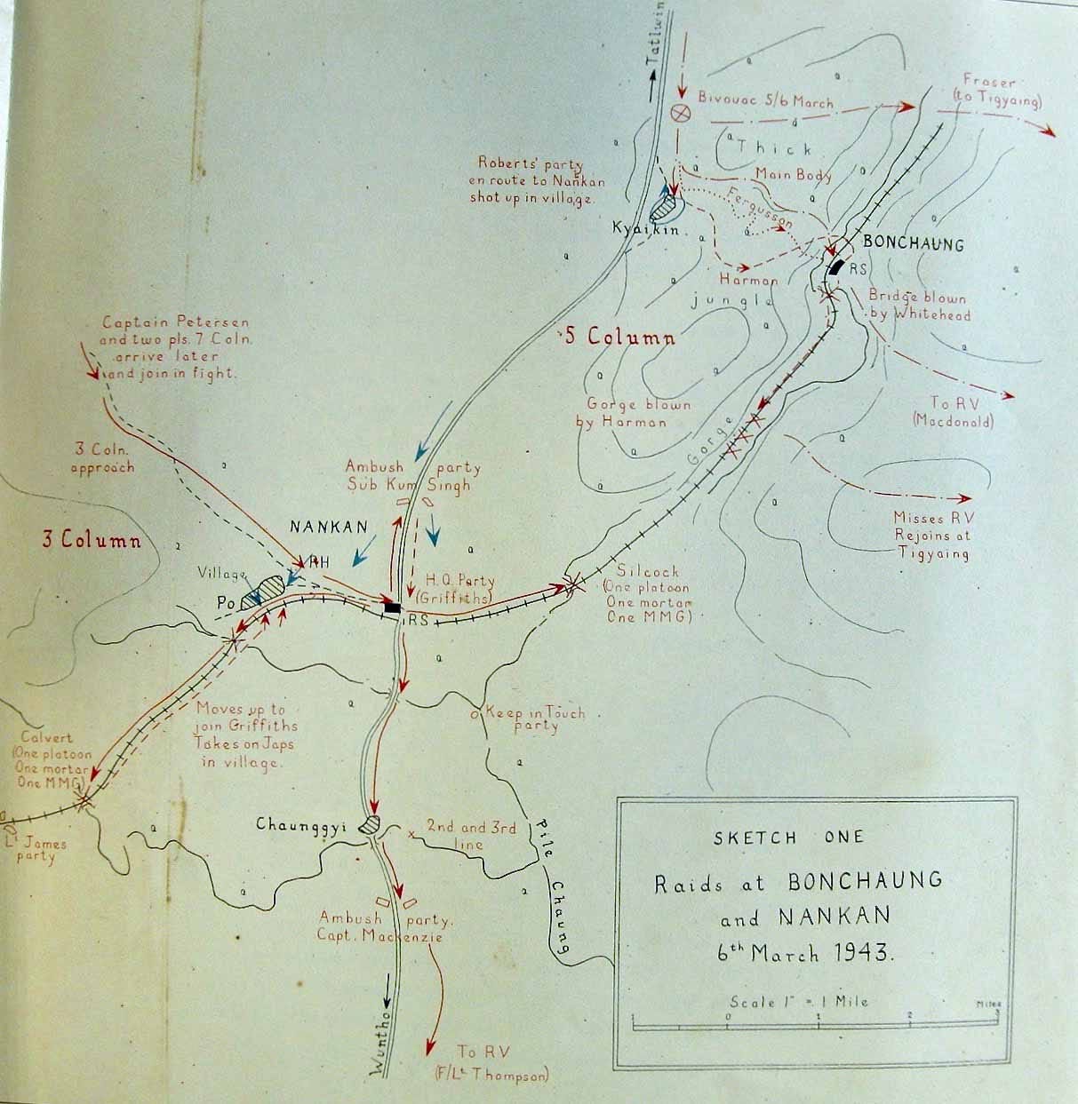 Chindits struggle through Burma jungle - by Martin Cherrett