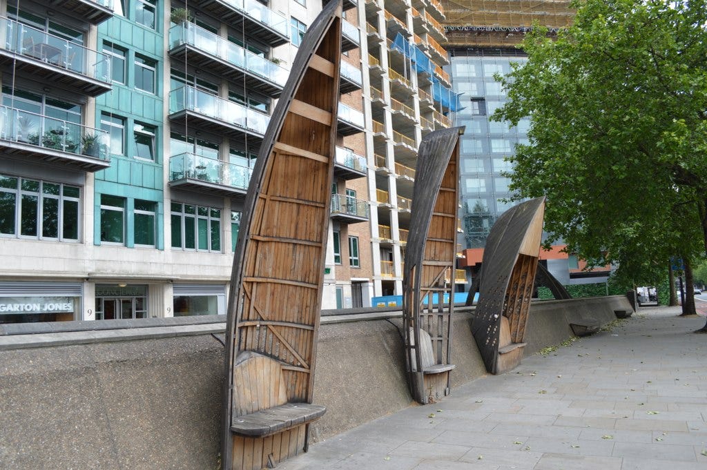 Five... historic London benches - by Lydia Manch
